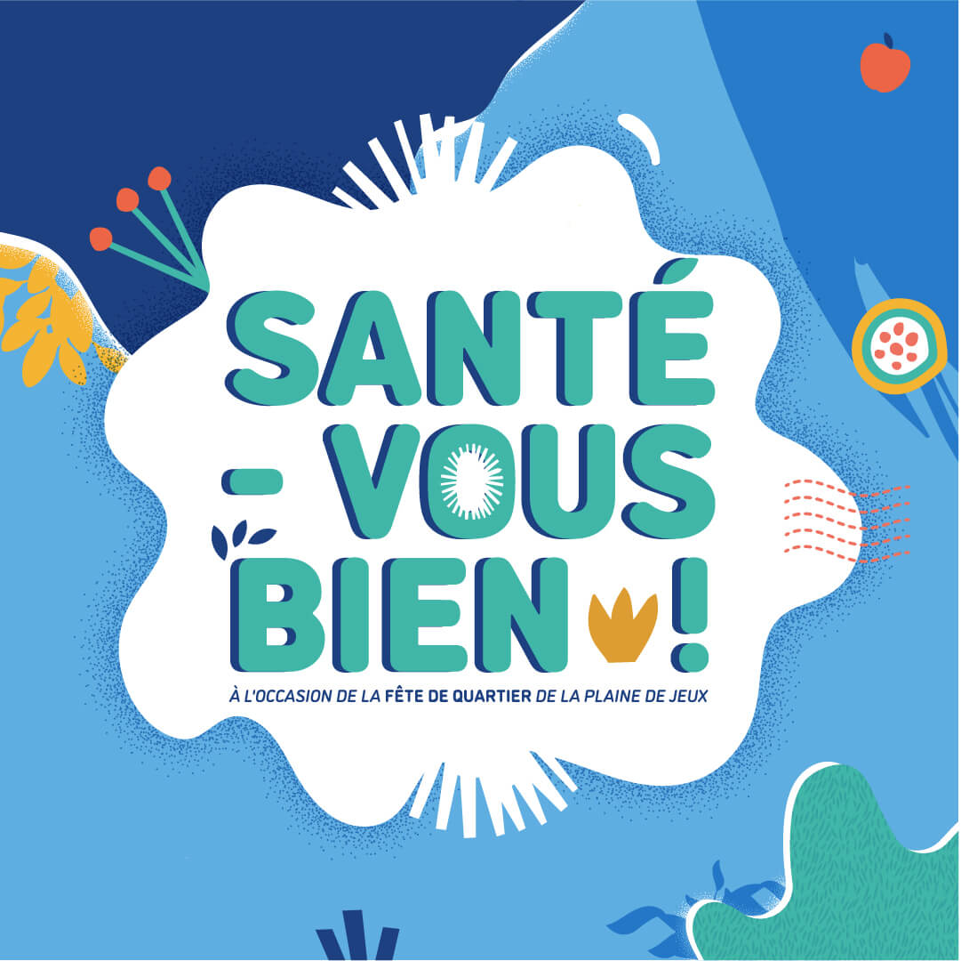 Illustrations, affiche et programme d'événement autour de la santé